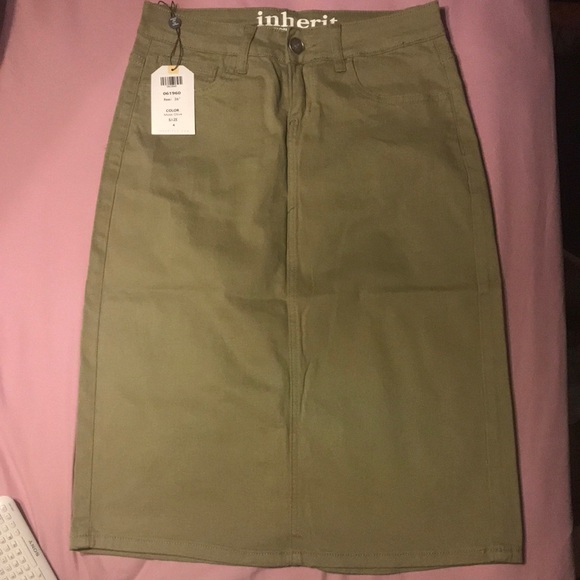 Inherit | Skirts | Remi Denim Midi Skirt | Poshmark